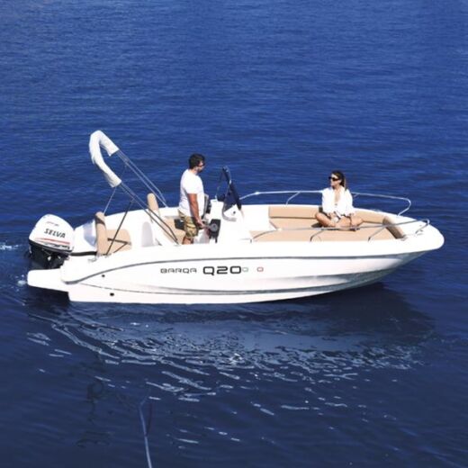 Charter Barqa Q20 Motorboat (2023) in Capri - Click&Boat