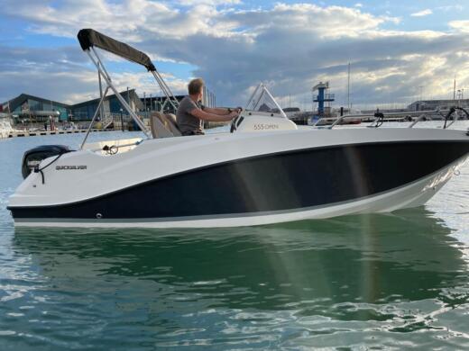 Rent Quicksilver Activ 555 Open Limited Edition Motorboat (2025) in ...