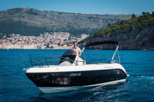 Rent Gaia Open 22 Black Edition Motorboat (2023) in Dubrovnik - Click&Boat