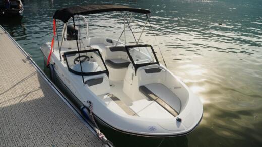 Location Bateau à moteur Bayliner Element E6 (2018) à Aix-les-Bains ...