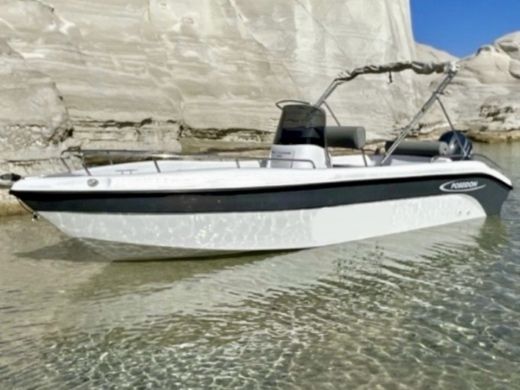 Charter Poseidon Blu Water 185 Boat without licence (2022) in Santorini ...